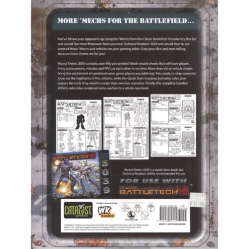 Battletech Record Sheets: 3039 – A Bunch of Whimsy